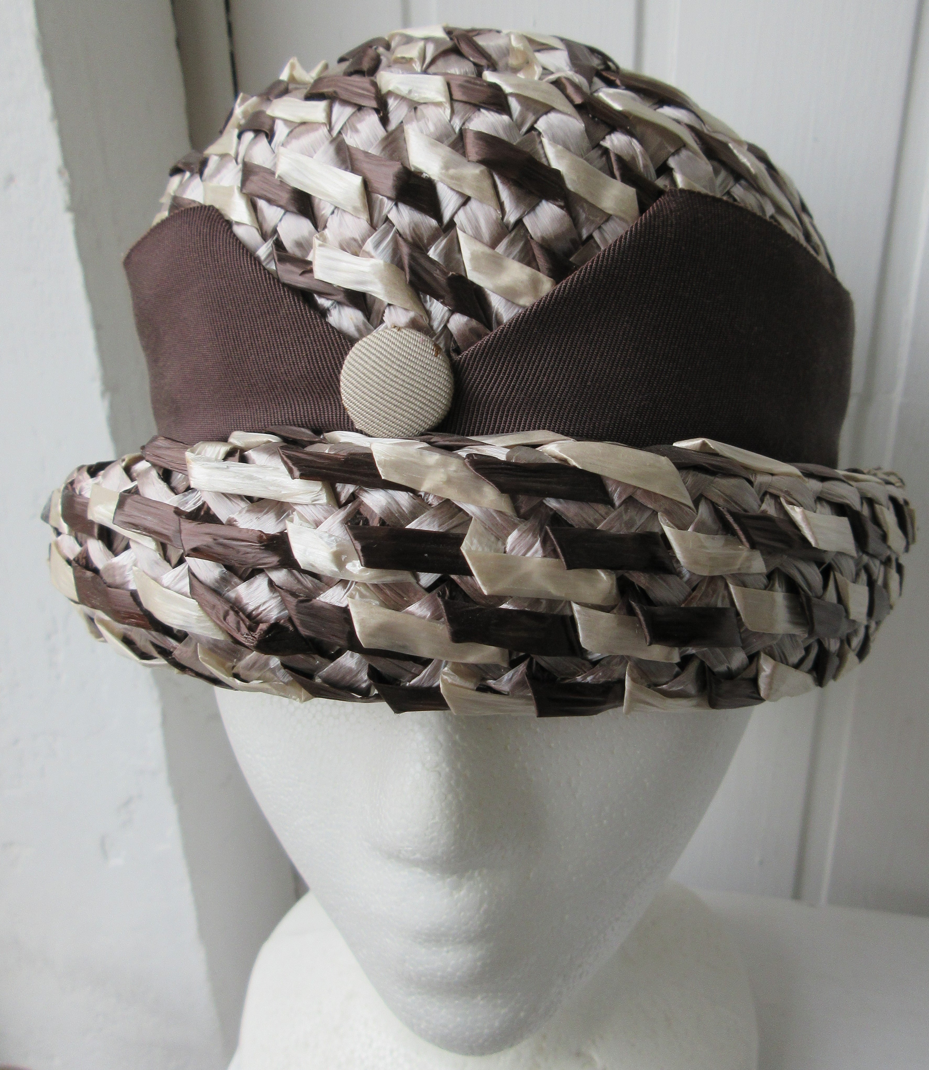 3 Tone Brown Raffia Hat – What'll I Wear